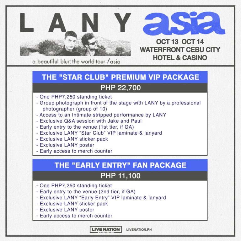 LANY Returns to Manila for World Tour, Cebu Shows Added | Pop Journal