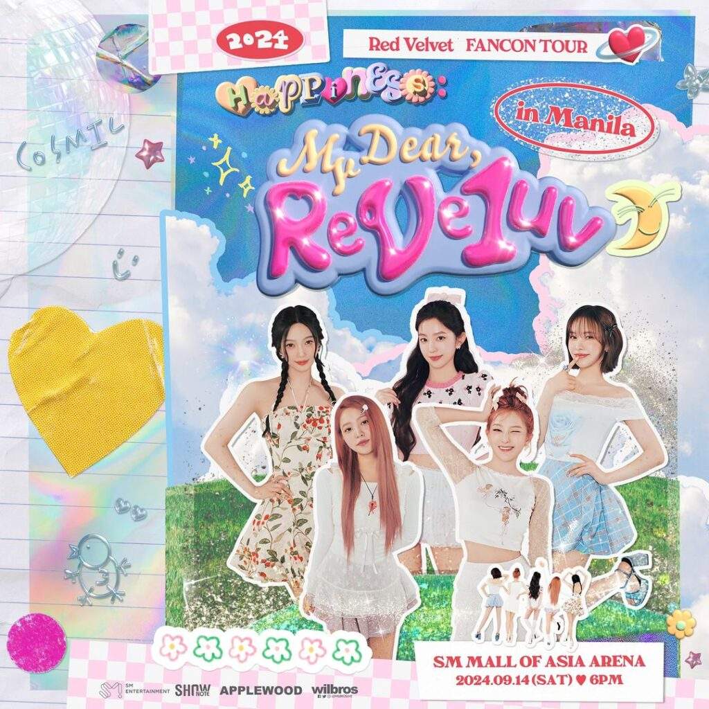 Red Velvet Returns to Manila For Fancon Tour, Ticket Details Revealed ...